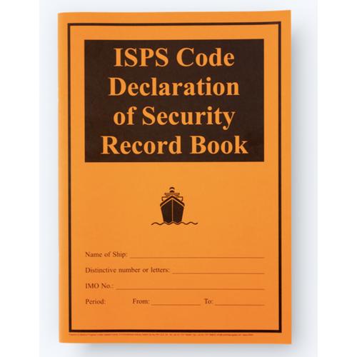 Jual Buku Log ISPS Code Declaration of Security Record Book ISPS Logbook - Jakarta Utara - Putra ...