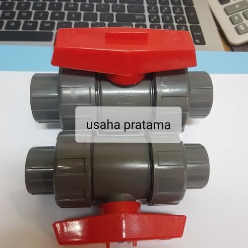 Jual stop kran pvc watermur / ball valve true union 2" inch - Jakarta ...
