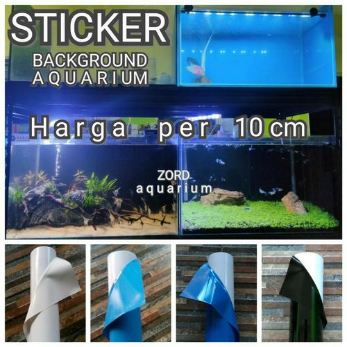 Jual Ecer Sticker Background Aquarium-Scotlite Stiker Begron Akuarium ...