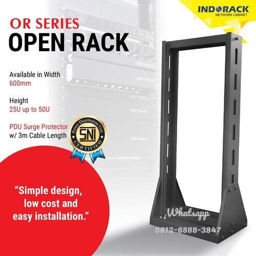 Jual OR20 INDORACK OPEN RACK SERVER 20U - JAKARTA - Jakarta Timur ...
