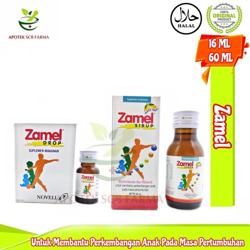 Jual Zamel Sirup Dan Drop - Suplemen vitamin Mineral untuk anak dan ...