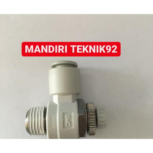 Jual fitting pneumatic SMC speed control 10-03 selang 10mm Drat 3/8 ...