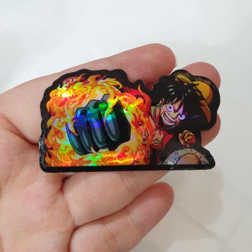 Jual Sticker Hologram Anime - PSH106 - Luffy - One Piece - Jakarta ...