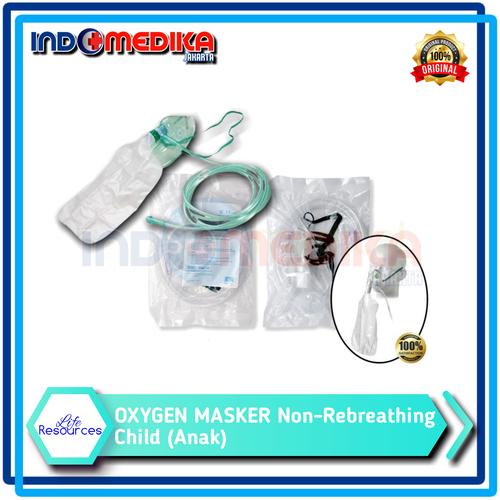 Jual Non Rebreathing Liferesources Masker Oksigen / Oxygen Anak ...