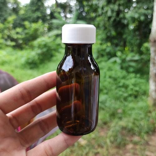 Jual BOTOL KACA COKLAT 50 ML / BOTOL DRAT - tutup hitam - Kota Depok ...