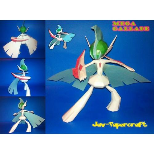 Jual Pokemon Mega Gallade Papercraft - Kab. Bekasi - Papercraft Tiviti ...