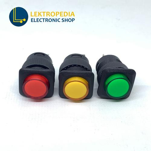 Jual Push on Off Kotak 4p Lampu DC Switch 4pin 4 pin kaki Saklar ...
