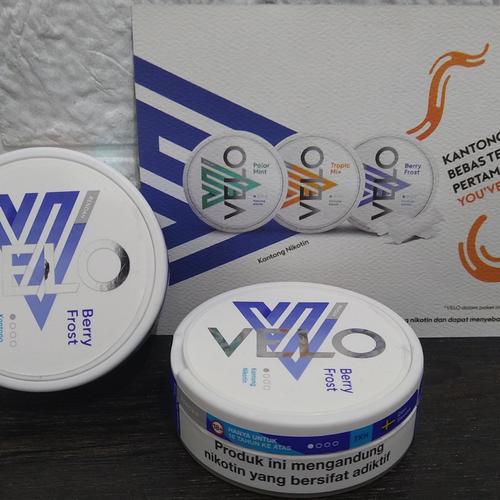 Jual Velo pengganti rokok original - kemasan baru - berry frost ...