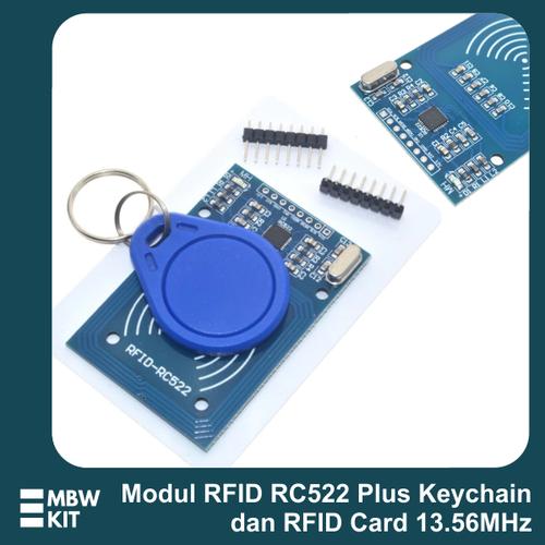 Jual Modul RFID RC522 MFRC-522 RFID Reader Writer Module Card Keychain ...