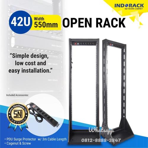 Jual Open rack Indorack 42U 550mm OR42 - Jakarta Timur - Oktha Store ...