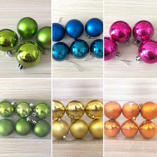 Jual Bola Natal 5cm isi 6pcs Hiasan Natal Christmas Ornament - Jakarta ...