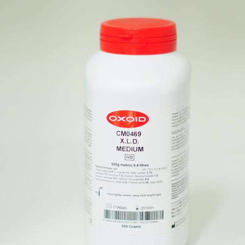 Jual XLD MEDIUM / XLD AGAR OXOID 500GRAM CM0469B XYLOSE LYSINE ...
