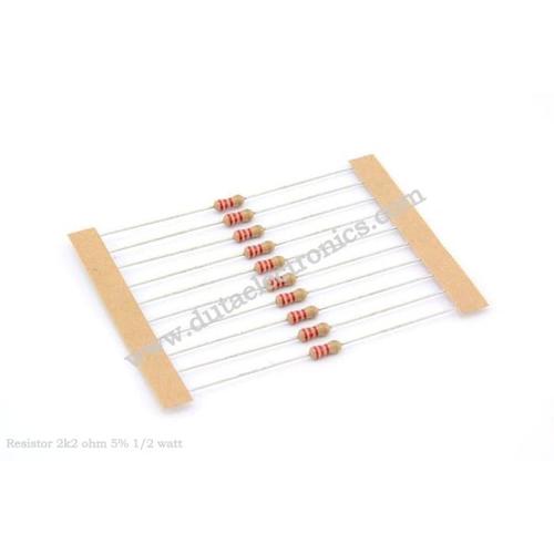 Jual Resistor 2k2 ohm 5% 1/2 watt - Kota Tangerang Selatan ...