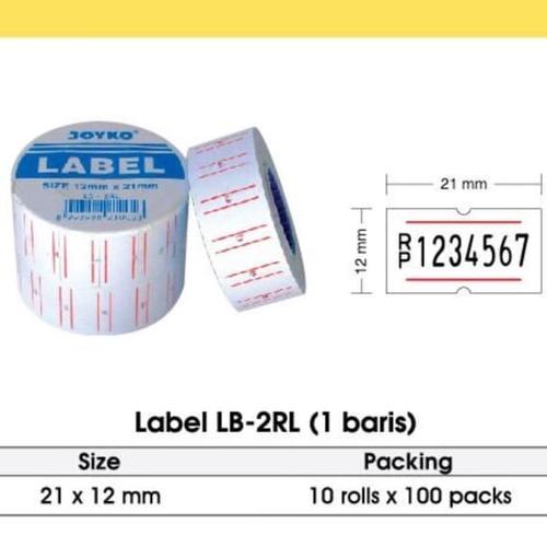 Jual Label Roll kertas Joyko/Label Harga/ refill Label Roll - Jakarta ...