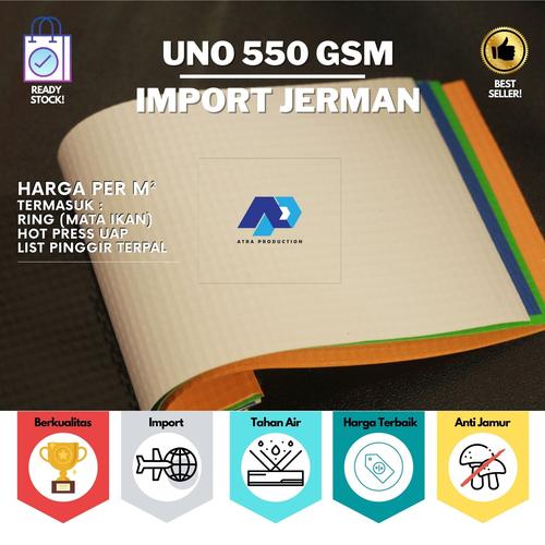 Jual TERPAL UNO JERMAN 550 GSM TERMURAH (METERAN) / UNO 550 MEMBRANE ...