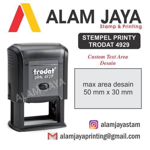 Jual Stempel Warna Trodat 4929 dengan max area custom text 5 cm x 3 cm - Jakarta Barat ...
