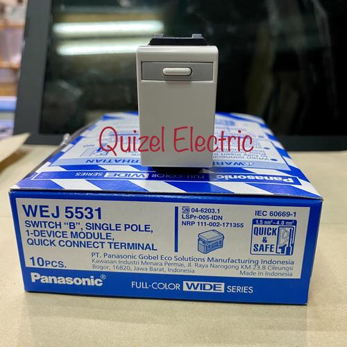 Jual Mata Saklar Panasonic WEJ 5531 Wide Series - Jakarta Pusat ...