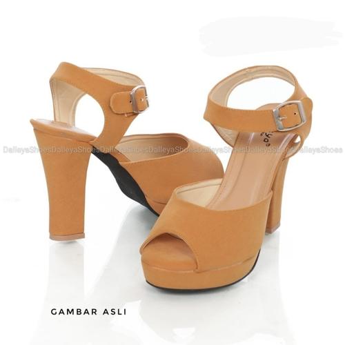 Jual Sepatu wanita hak tinggi / high heels peep toe seksi real pict ...