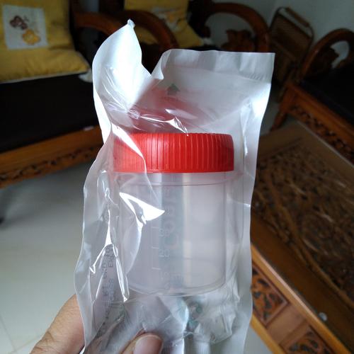 Jual pot urin urine steril sterile container plastik disposable 60 ml ...