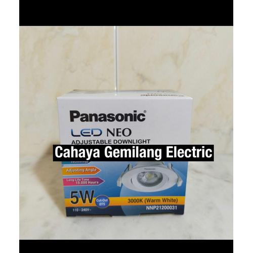 Jual Lampu led spotlight cob panasonic 5watt 5w lampu led spot ...