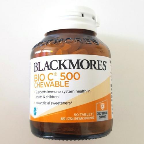 Jual blackmores bio c chewable 500 mg 50 tabs vitamin c vit c - Kota ...