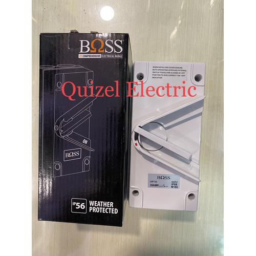 Jual Isolator Switch 3 Pole 35A WPT35 IP56 merk BOSS - Jakarta Pusat ...
