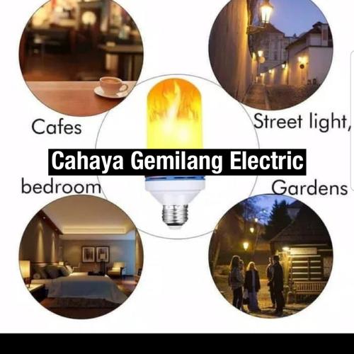 Jual Lampu led api 9watt 9w e27 efek api flame obor effect - Jakarta ...