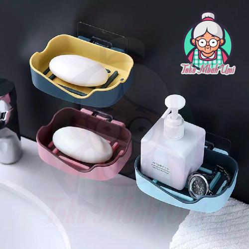 Jual tempat sabun batang tempel dinding suction tempat sabun batang ...