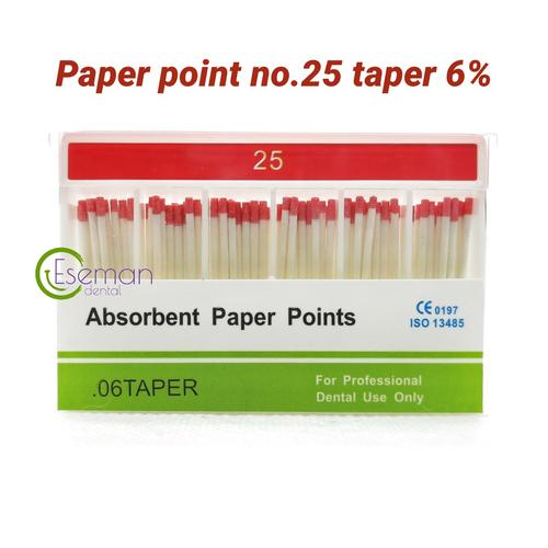 Promo Paper Point 25 06 Absorbent Point nomor 25 taper 6% 0.06 ...