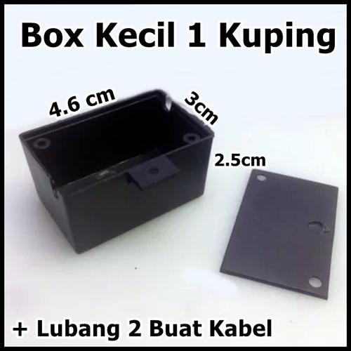 Jual Box Plastik Hitam Kecil 1 Kuping cocok untuk Box Project ...