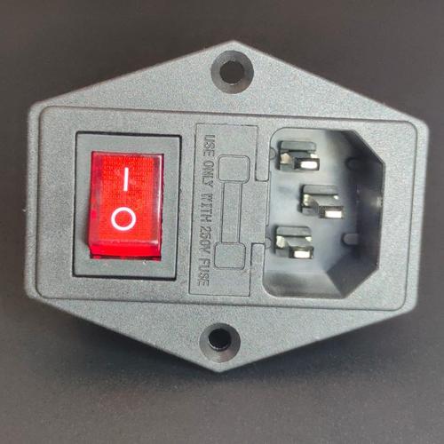 Jual AC-01 Power Socket + Saklar + Sekring 220V 250V 15A + Switch Fuse ...