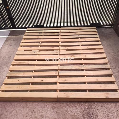 Jual dipan kayu jati belanda/tanpa sandaran kepala/dipan palet/dipan ...