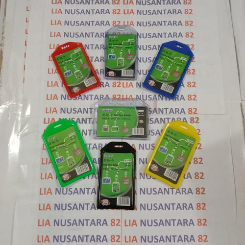Jual casing ID card / Name tag karet T 014 - Hijau - Kab. Bekasi - LIA ...