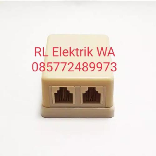 Jual ROSET ROSETTE TELEPON RUMAH 2 LUBANG / SPLITTER - Jakarta Pusat ...