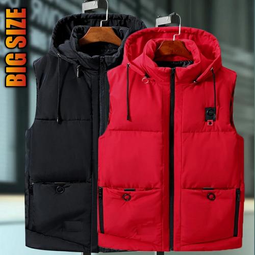 Jual rompi musi dingin/rompi motor/rompi big size/rompi pria - Merah ...