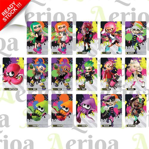 Jual Amiibo Clone Card Splatoon 2 - Paket NFC Kartu PVC - Jakarta Barat ...