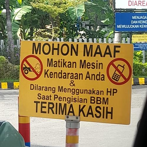 Jual Sign Rambu matikan mesin 1m - Kota Surabaya - Piramida Advertising ...