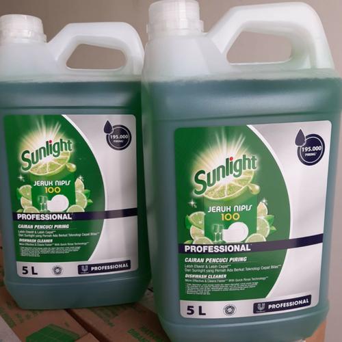 Jual sabun cuci piring sunlight 5 liter - SUNLIGHT 4.5L - Jakarta Pusat - BROWNIE JKT | Tokopedia