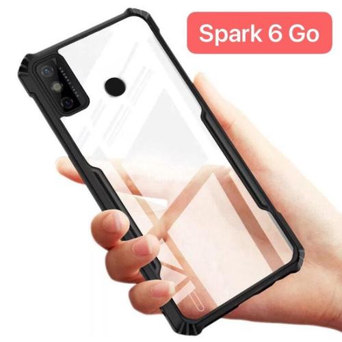 Jual Case Tecno Spark 6 Go Clear Ring Silikon Casing SoftCase Handphone ...