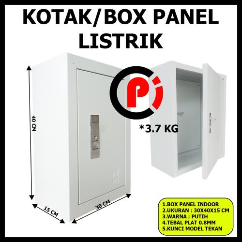 Jual Box Kotak Panel Listrik Indoor Ukuran 40x30x15 cm bahan tebal 0.8 ...