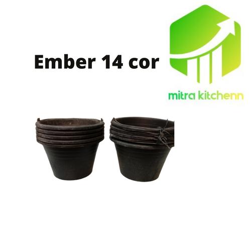Jual Ember Cor Ember ganggang kawat ember. cor ukuran kecil - Hitam ...