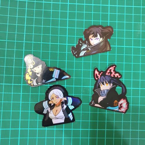 Jual Sticker Hologram Anime - Fire Force - Set 4pcs - Jakarta Utara ...