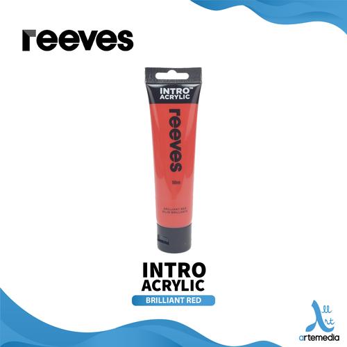 Jual Cat Akrilik Reeves Intro Acrylic Paint Color 100ml - BRILLIANT RED ...