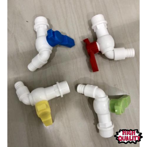 Jual Kran air pvc 1/2 & 3/4 inci Keran pvc drat 1/2inci & 3/4inci ...