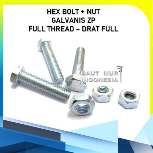 Jual BAUT MUR PUTIH 1/2 INCHI x 2 INCHI - Kab. Bekasi - BAUTMUR ...