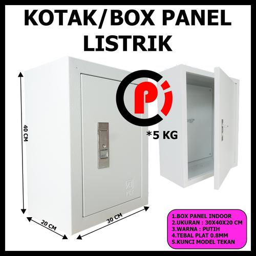 Jual Box Kotak Panel Listrik Indoor Ukuran 40x30x20 cm Bahan Plat Tebal ...