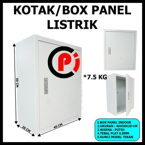 Jual Box Kotak Panel Listrik Indoor Ukuran 50x40x20 cm bahan tebal 0.8 ...