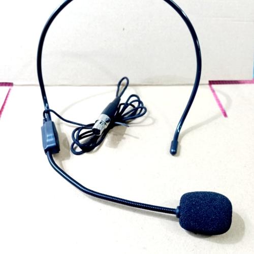 Jual mic headset bando jack mini xlr female 3 pin untuk wireless ...
