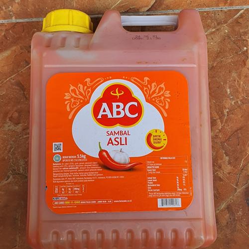 Jual ABC CHILI SAUCE - SAOS SAMBAL ABC 5,7KG - ABC GALON JERIGEN - Kota ...