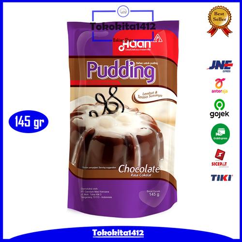 Jual HAAN PUDDING POUCH RASA COKELAT 145 gr (Puding Cokelat/ Puding ...